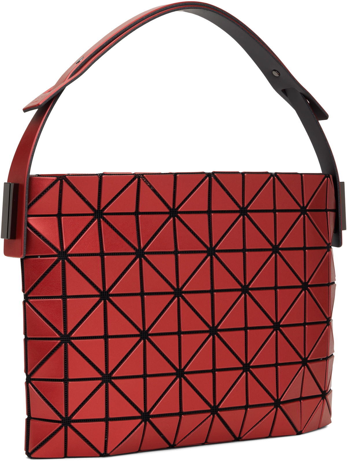 BAO BAO ISSEY MIYAKE Red Baguette Metallic Bag Bao Bao Issey Miyake