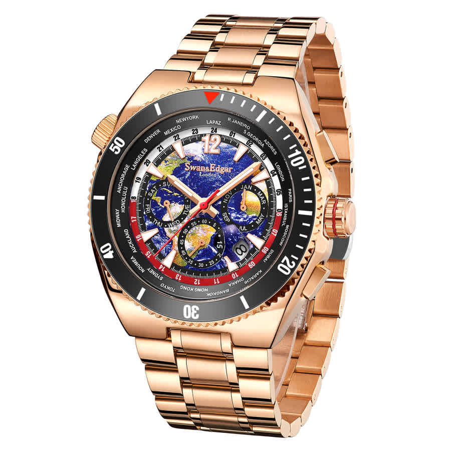 Swan & Edgar World Travel Automatic Mens Watch SE01372 Swan & Edgar