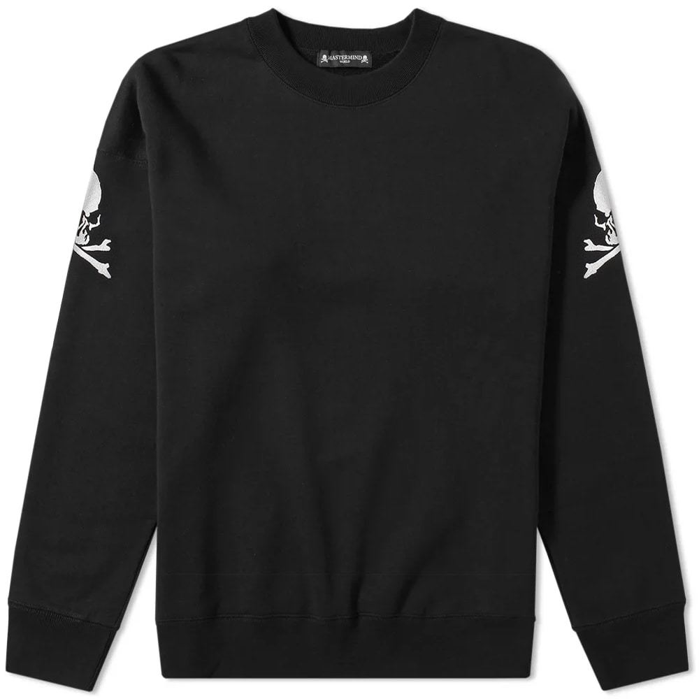 MASTERMIND WORLD Embroidered Arm Skull Crew Sweat MASTERMIND WORLD