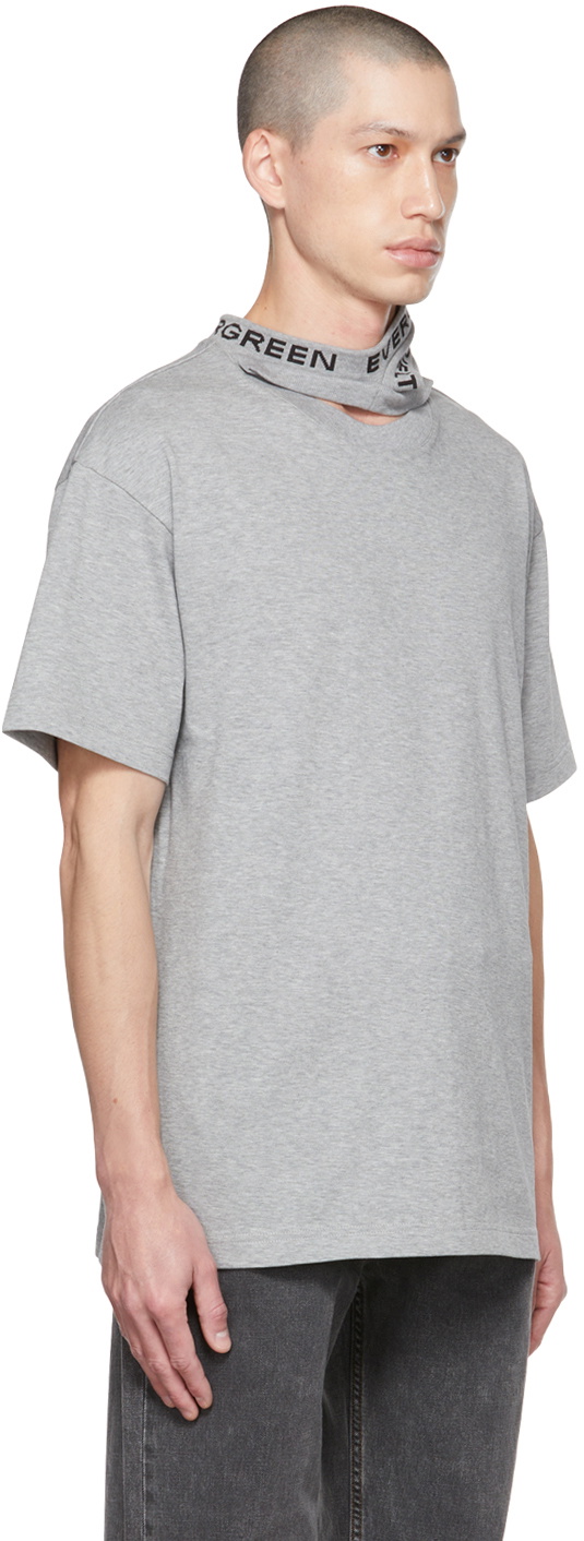 Y/Project Gray Classic Three Collar T-Shirt Y/Project
