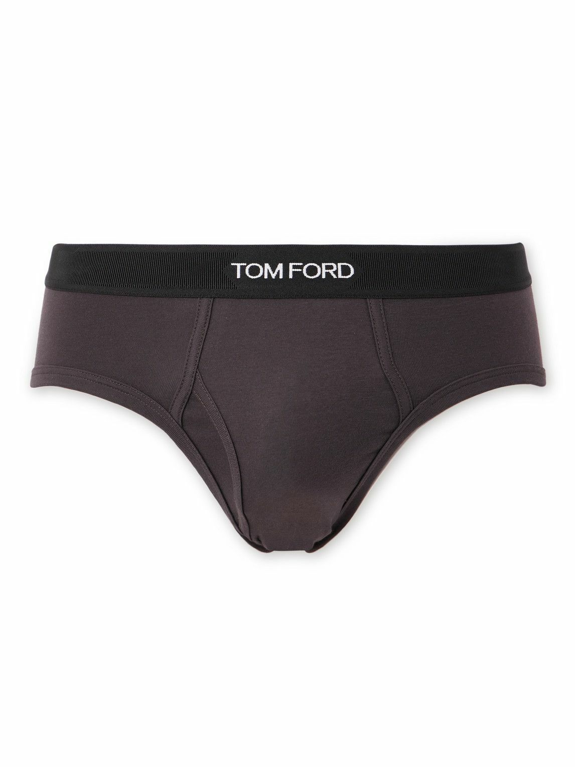 Tom Ford Stretch Cotton Briefs Brown Tom Ford
