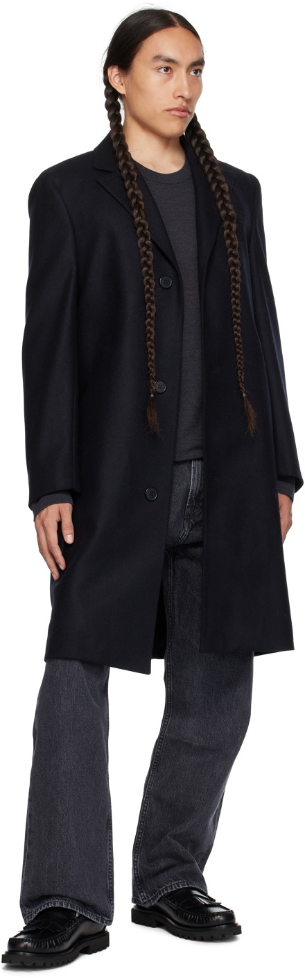 Officine Générale Navy Soft Jack Coat Officine Generale