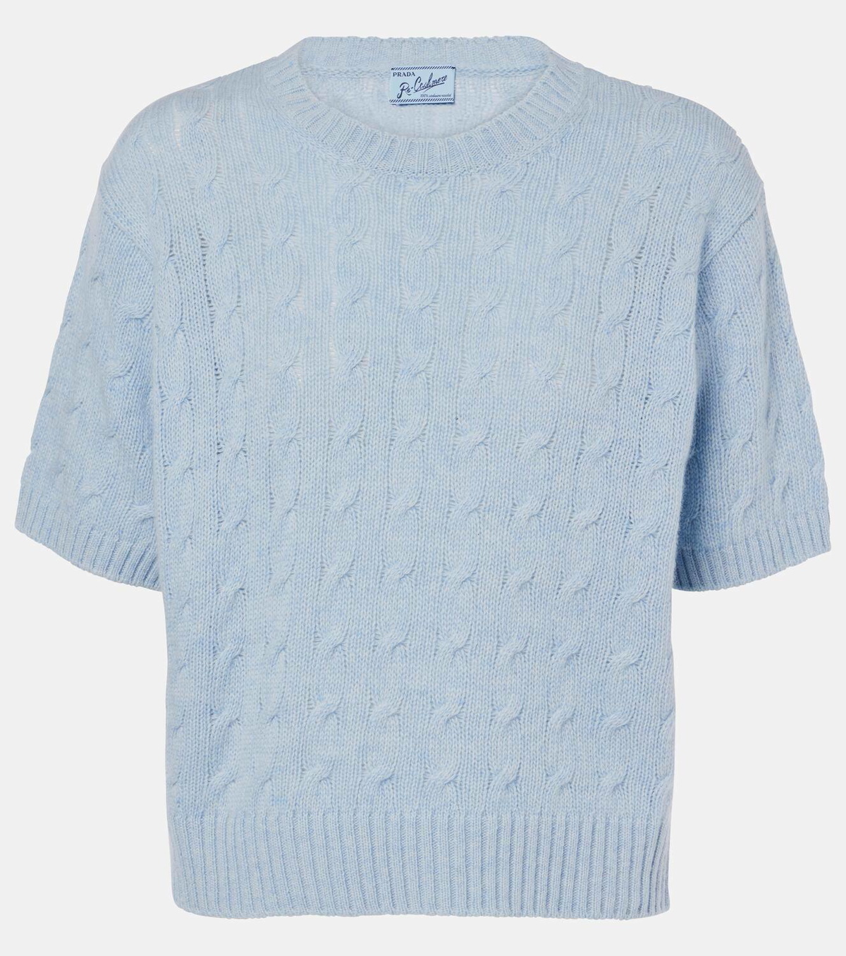 Prada Cable-knit cashmere top Prada