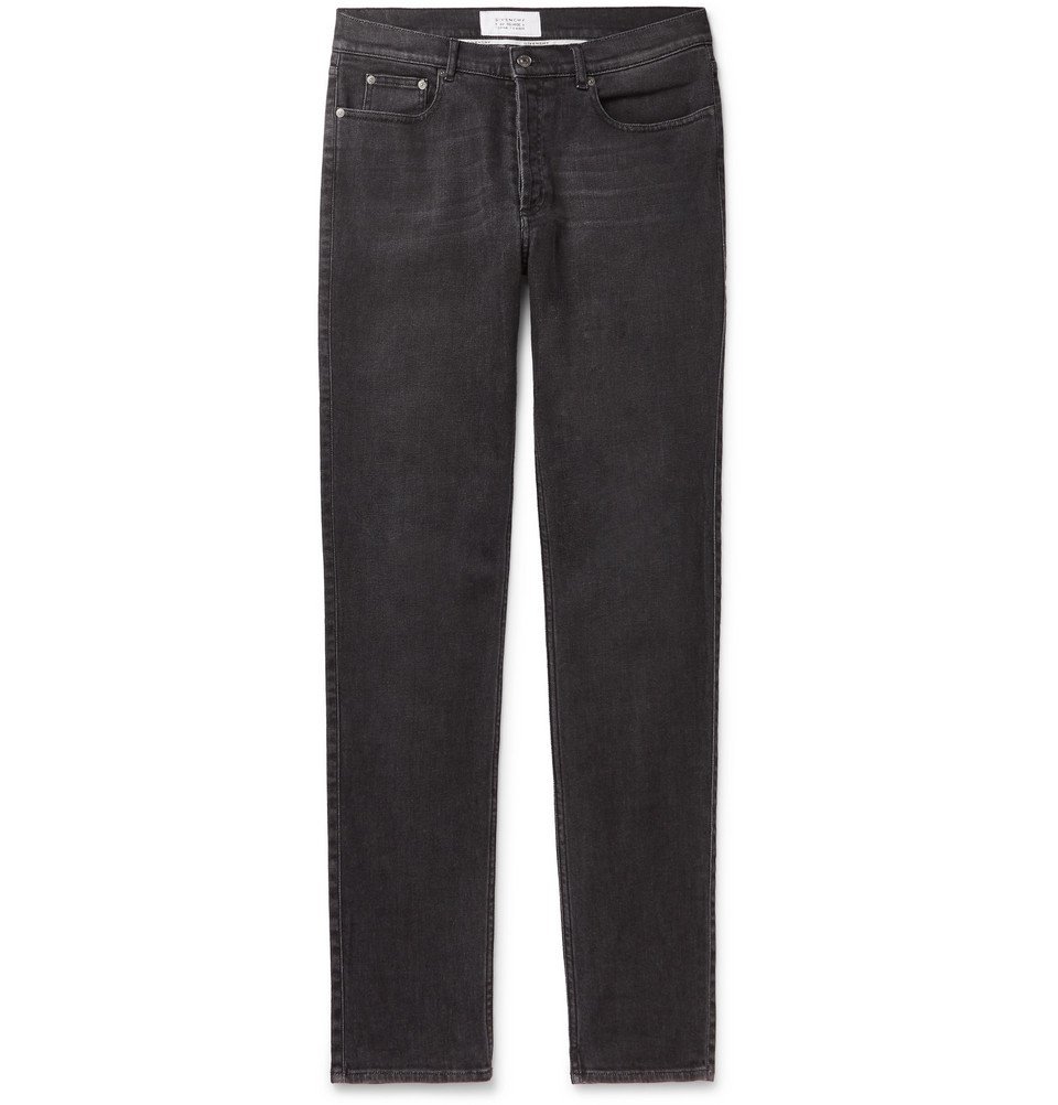 Givenchy - Slim-Fit Stretch-Denim Jeans - Charcoal Givenchy
