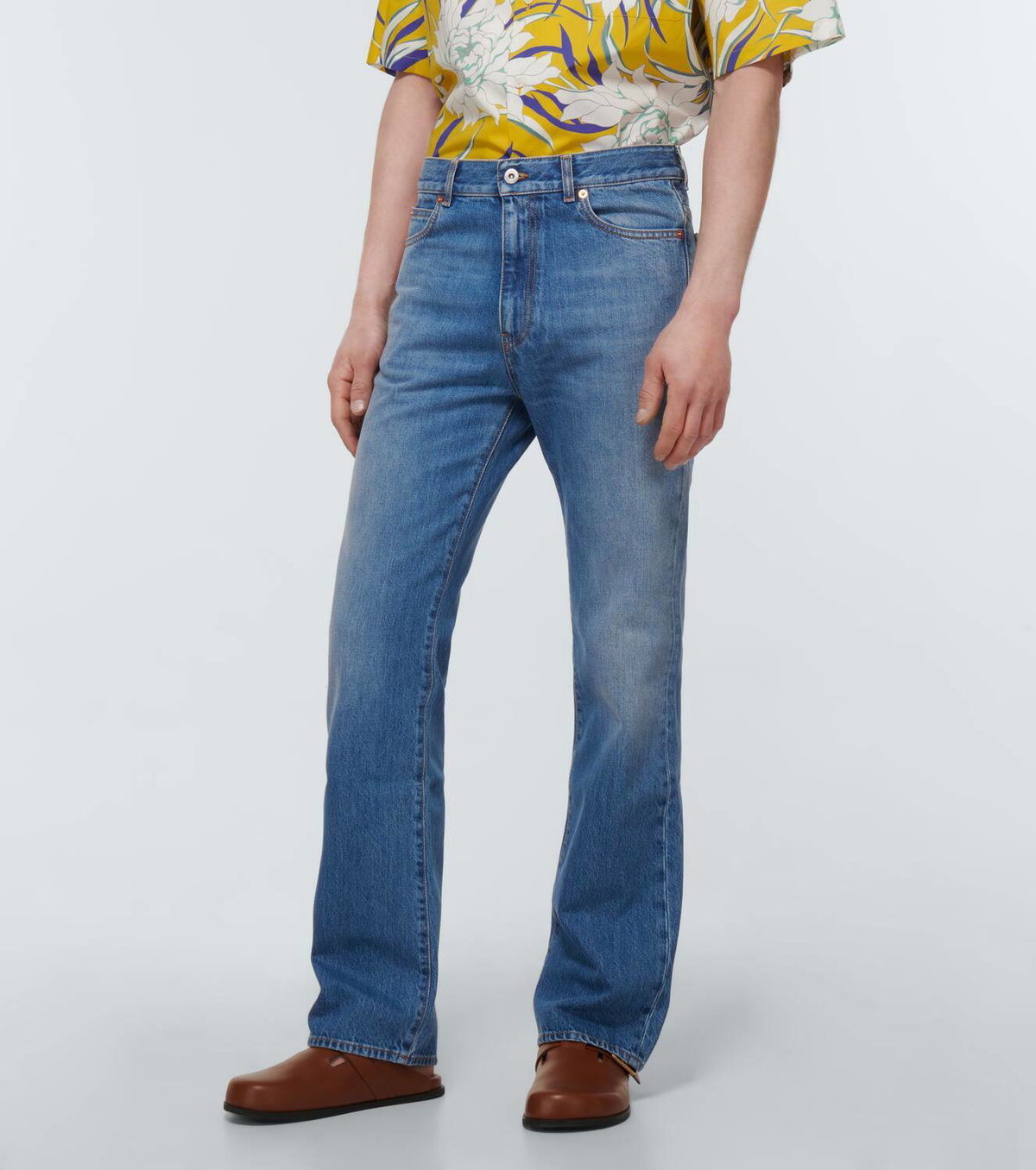Valentino Archival print mid-rise jeans Valentino