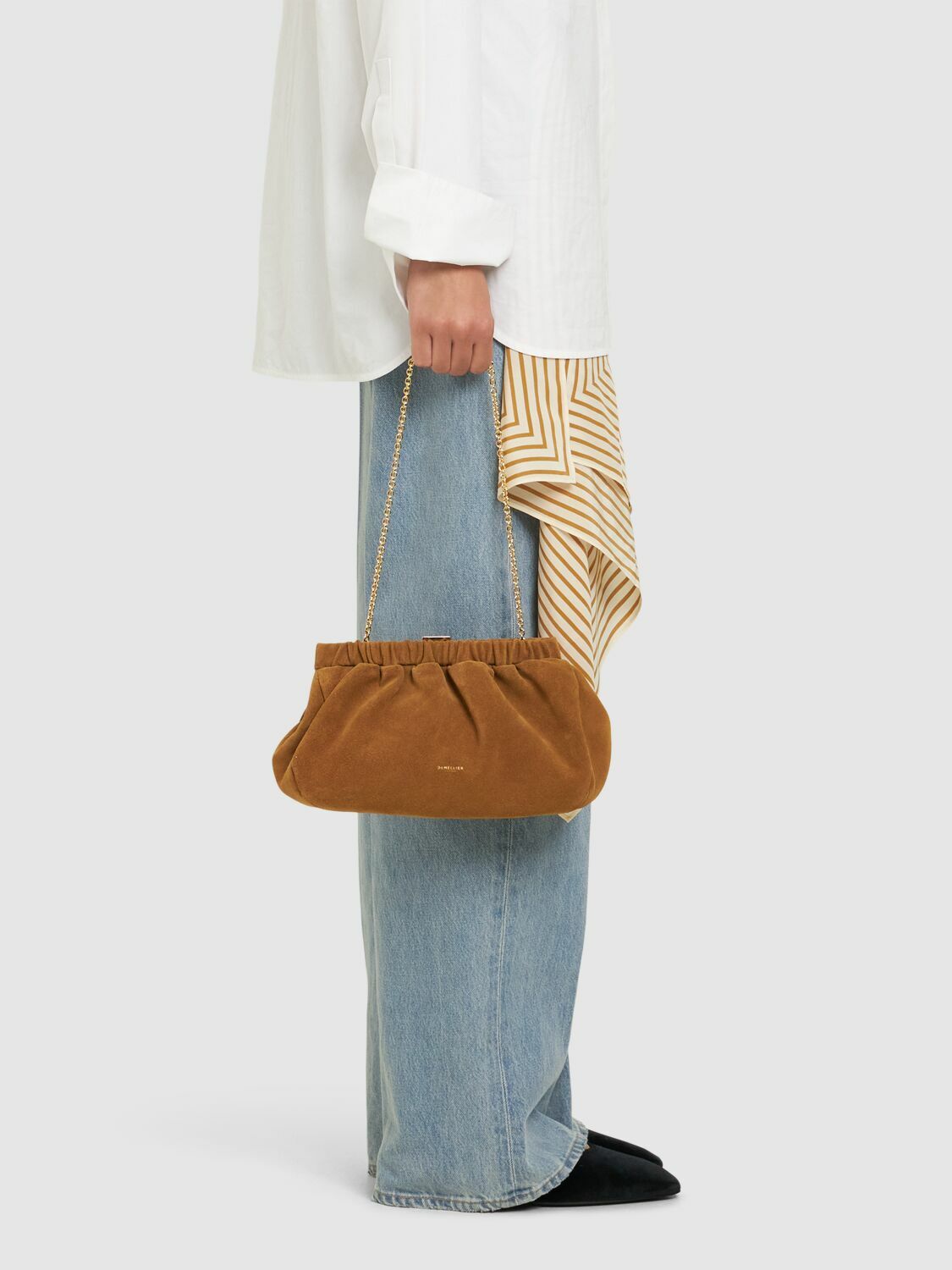DEMELLIER The Miami Suede Clutch DeMellier