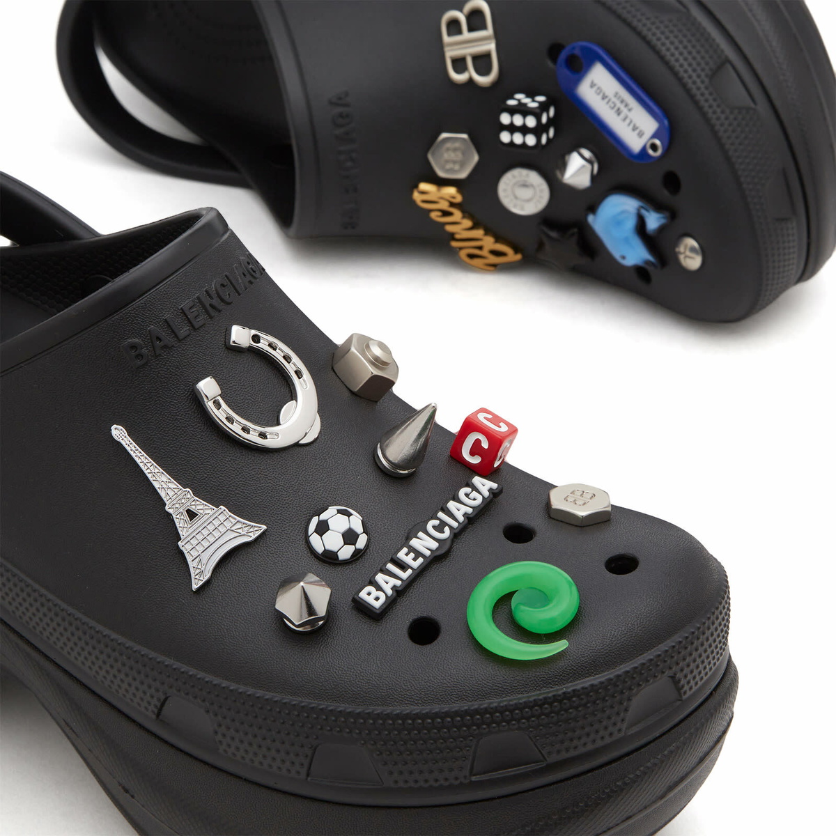 Balenciaga Men's Crocs Mule in Black Balenciaga