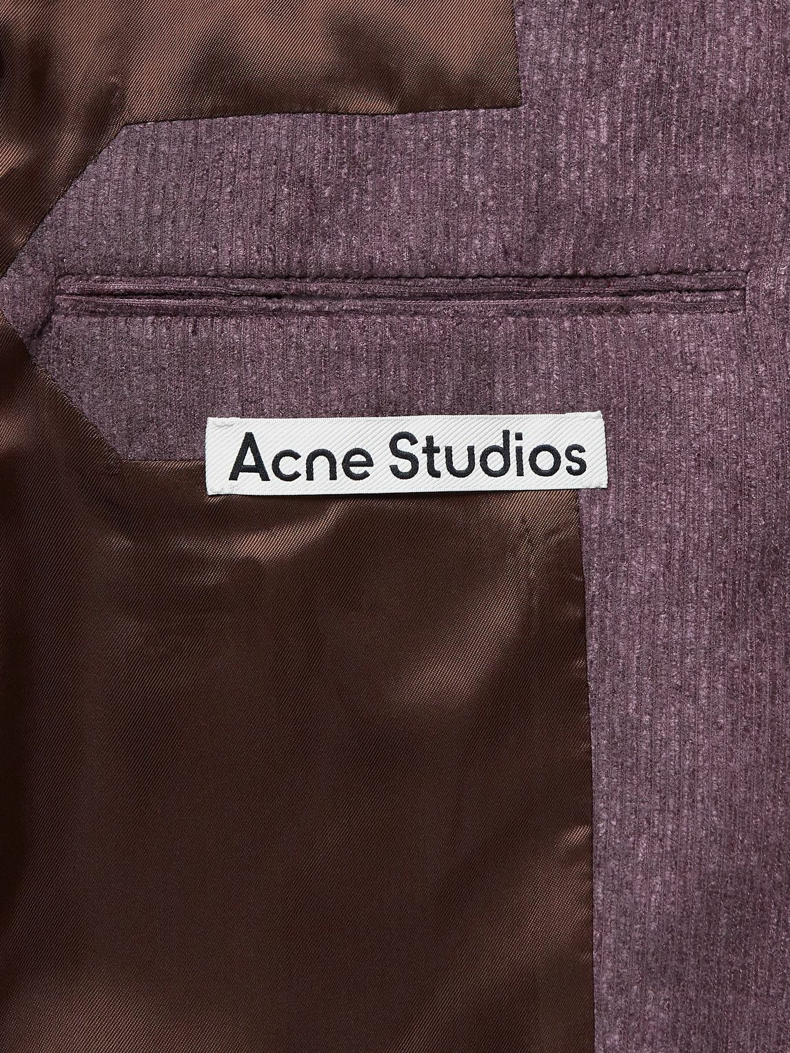 Acne Studios - Jenko Oversized Corduroy Blazer - Purple Acne Studios