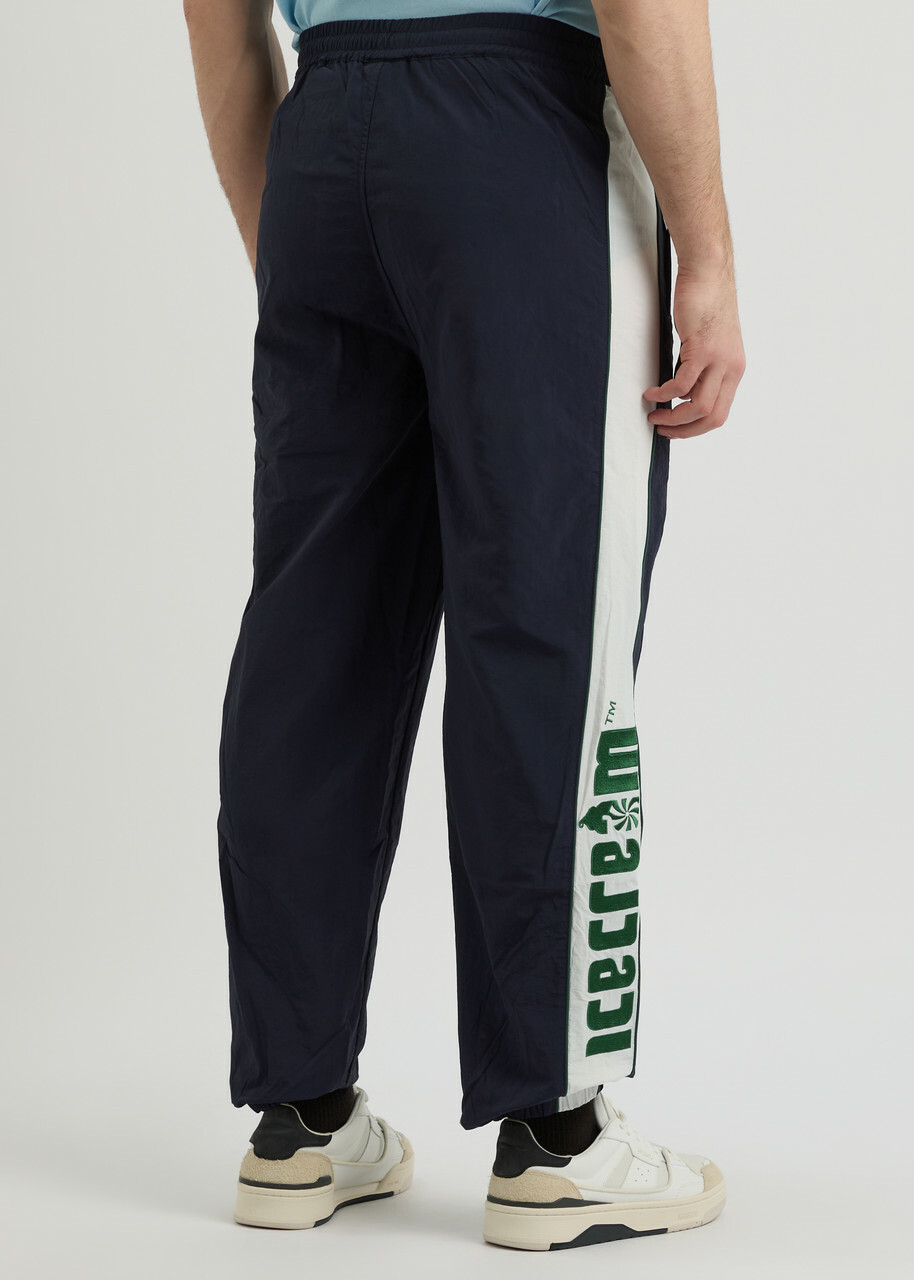 Ice Cream Soft Serve Nylon Track Pants Navy ICECREAM