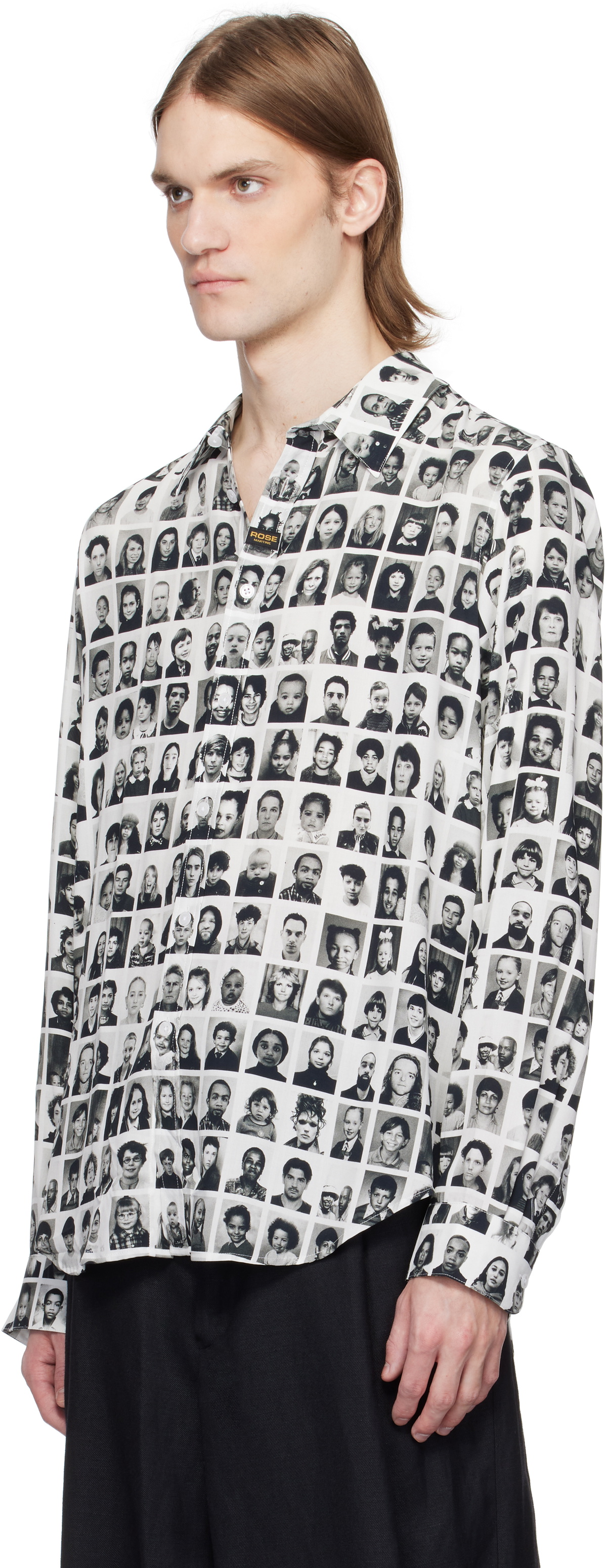 Martine Rose White & Black Classic Shirt Martine Rose