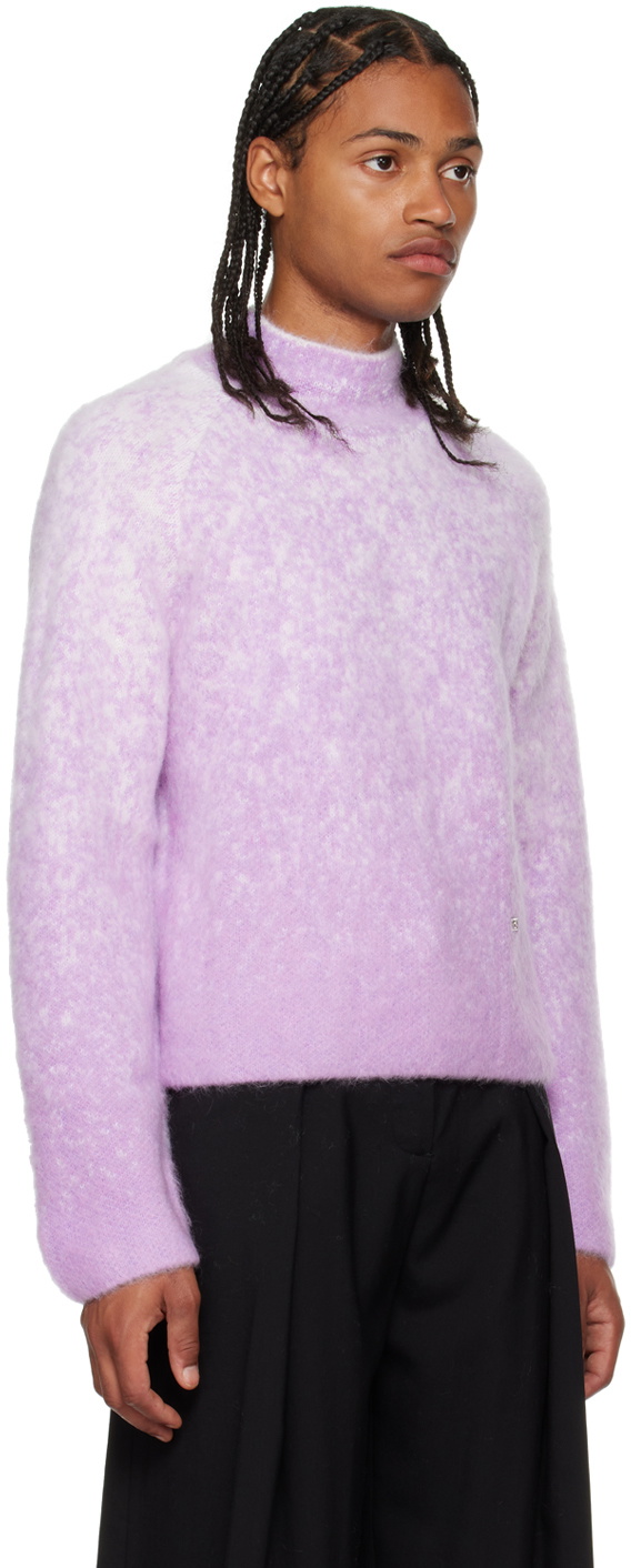 LOW CLASSIC Purple Gradient Sweater Low Classic