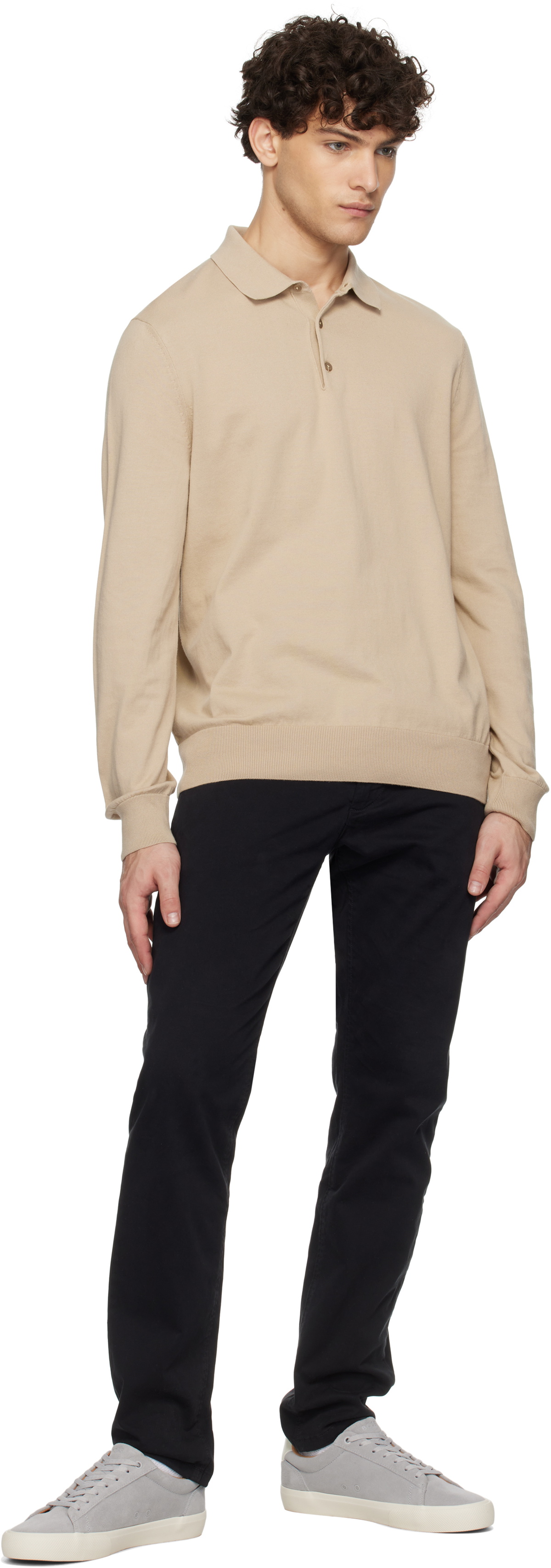 BOSS Gray Suede Sneakers BOSS