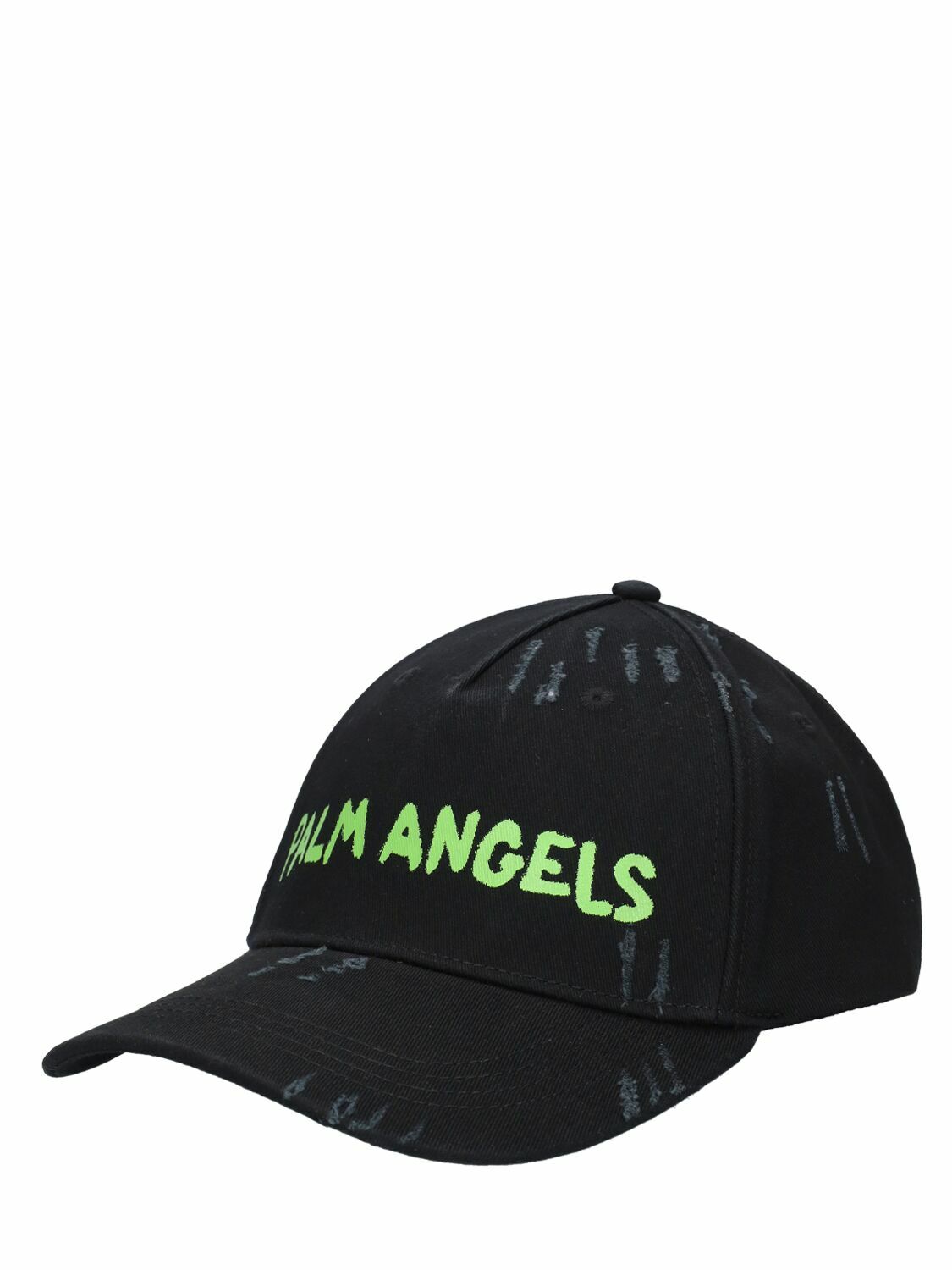 PALM ANGELS - Seasonal Logo Cotton Baseball Cap Palm Angels
