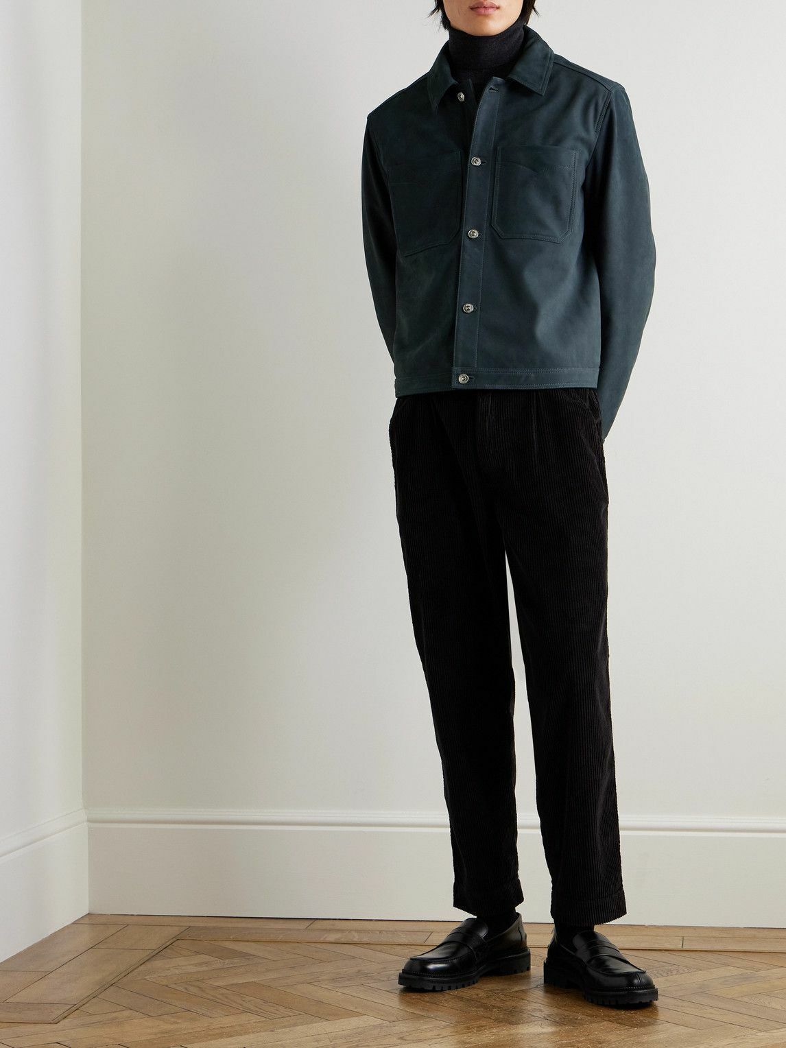 Mr P. - Suede Jacket - Blue Mr P.