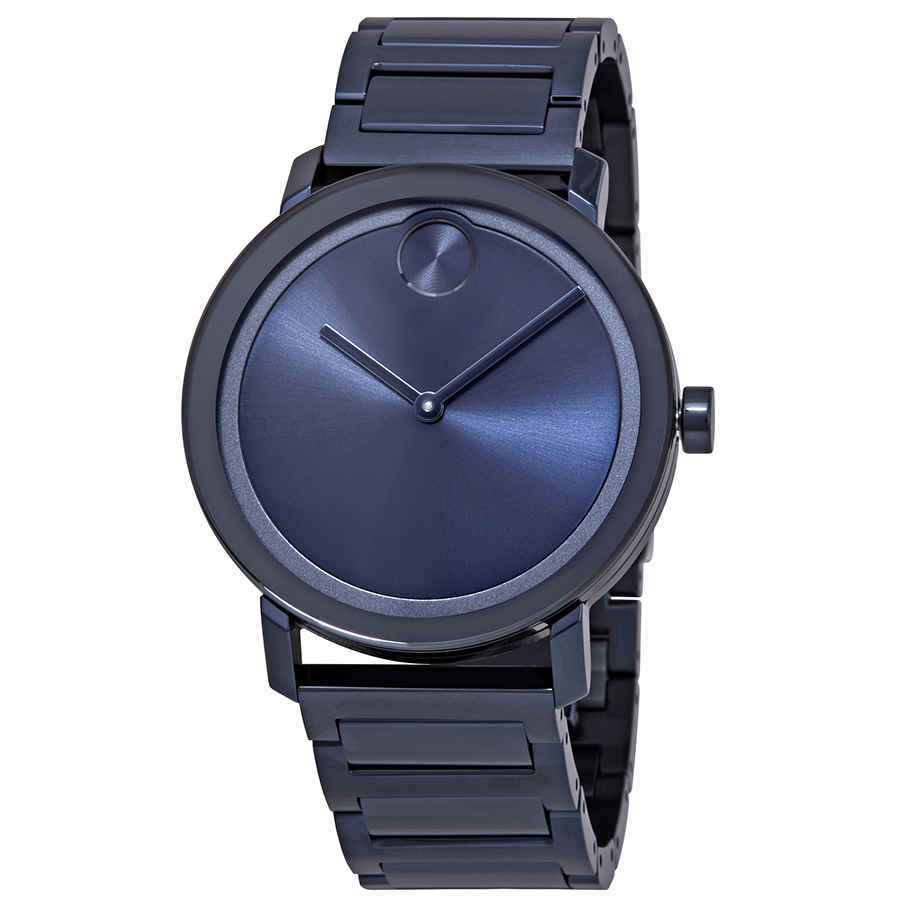 Movado Bold Blue Dial Mens Watch 3600510 Movado