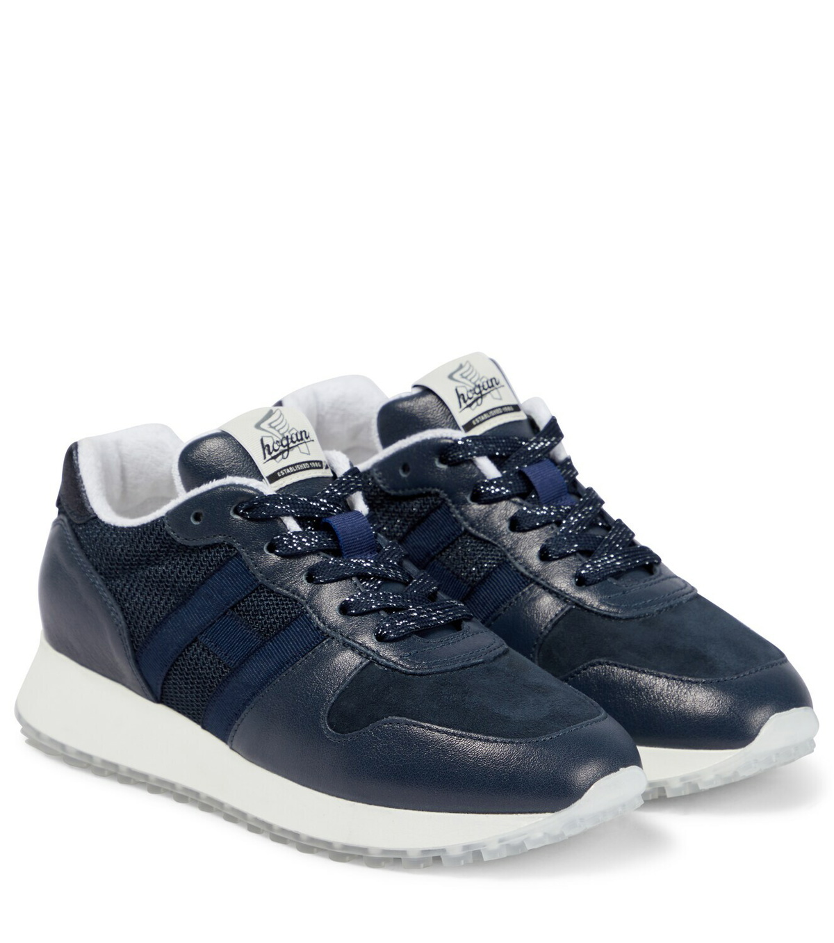Hogan H429 leather and suede sneakers Hogan
