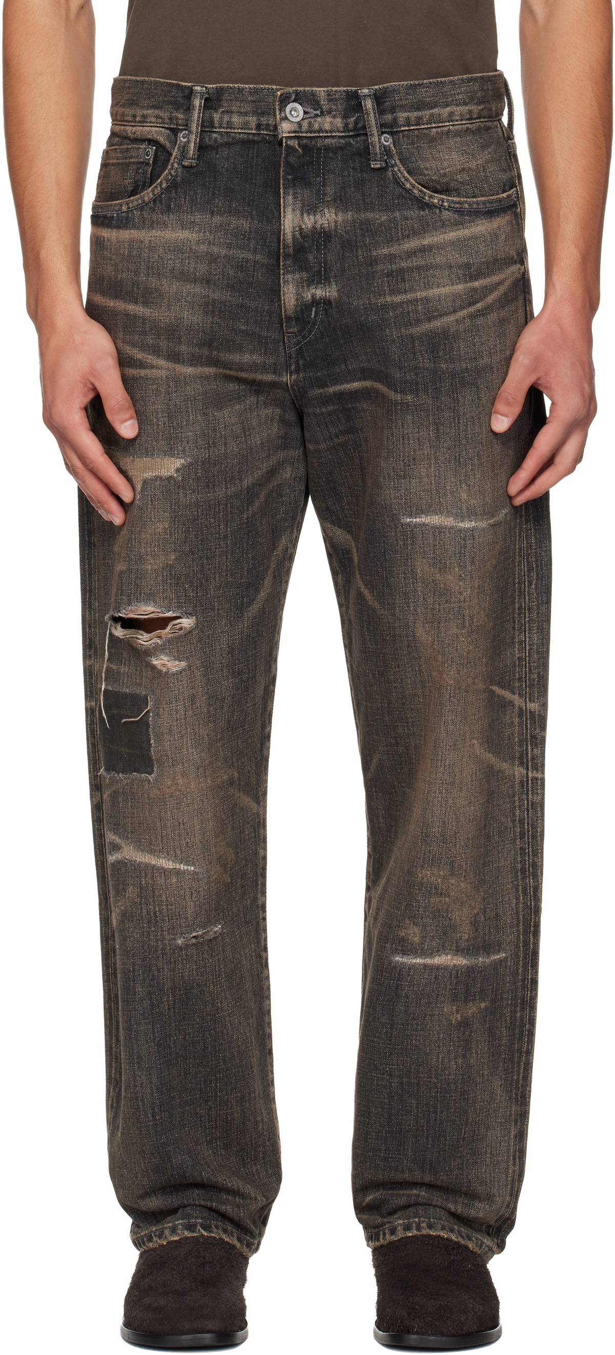 Neighborhood Gray Denim DP Basic Jeans Neighborhood