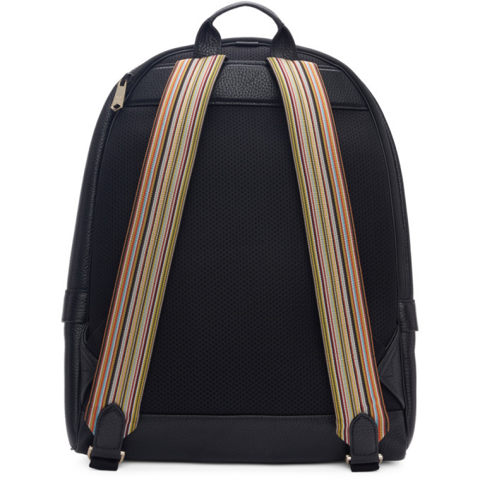 Paul Smith Black Leather Backpack Paul Smith
