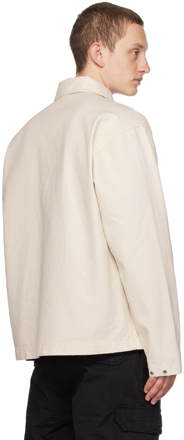 Stone Island Off-White Button Jacket Stone Island