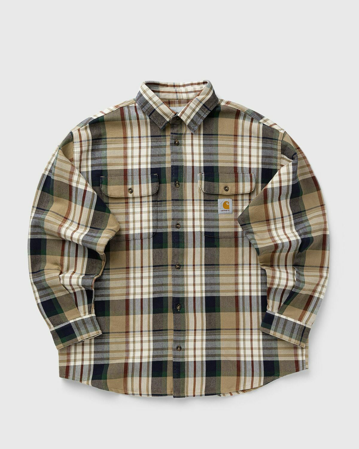Carhartt WIP L/S Tamblyn Shirt Brown Mens Overshirt Carhartt WIP