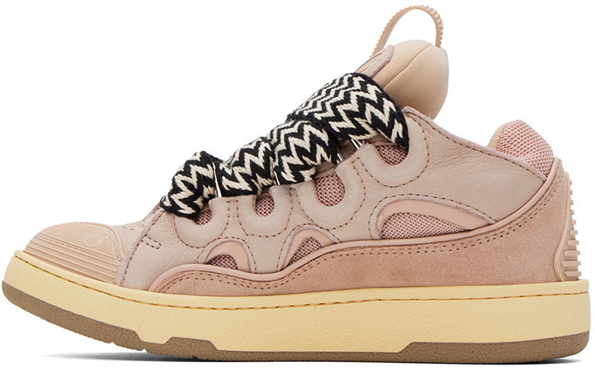 Lanvin Pink Curb Sneakers Lanvin