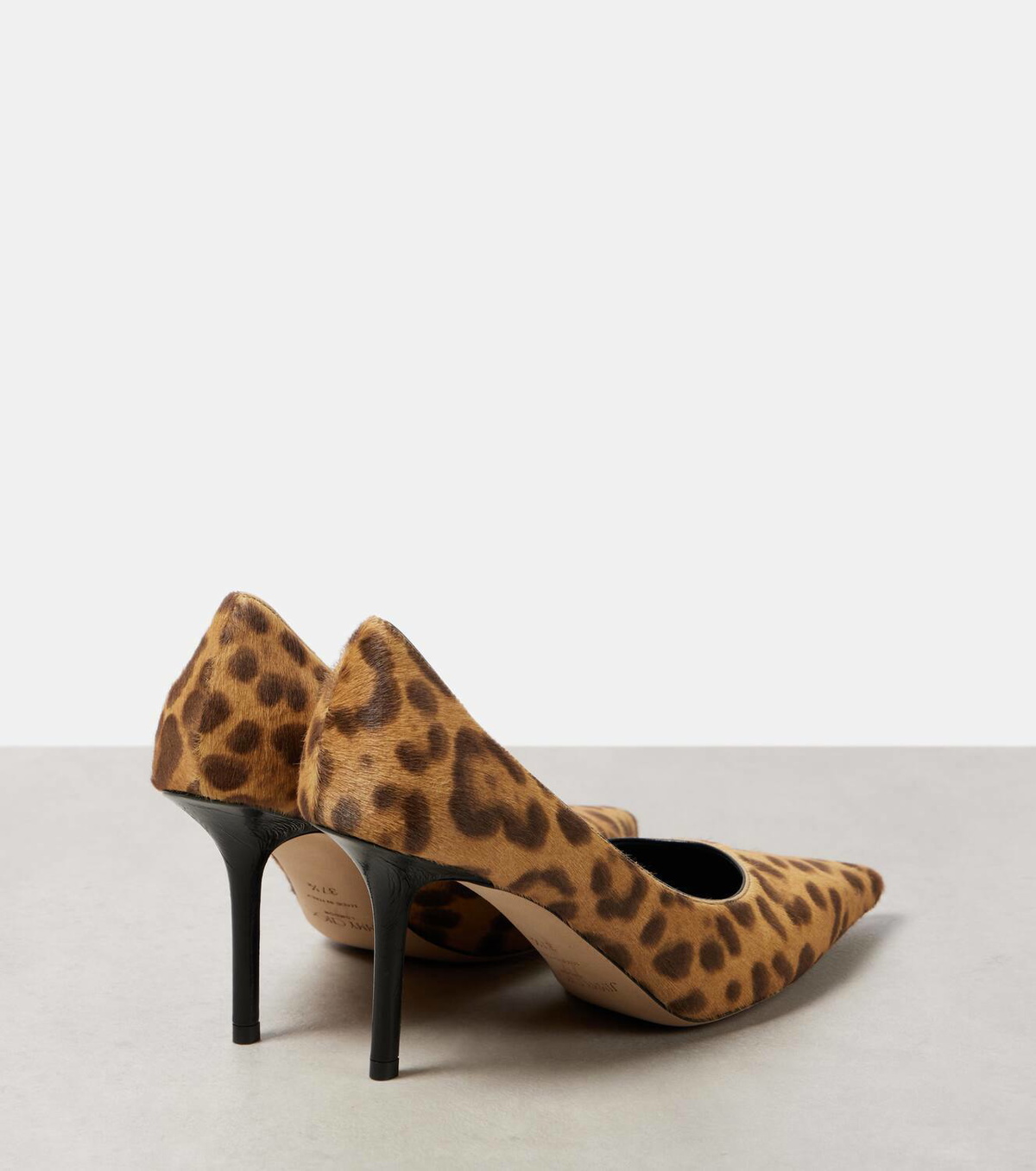 Jimmy Choo Leo 85 leopard-print calf hair pumps Jimmy Choo