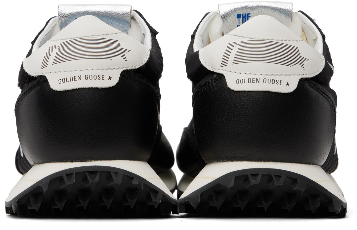 Golden Goose Black & White Marathon M77 Sneakers Golden Goose Deluxe Brand