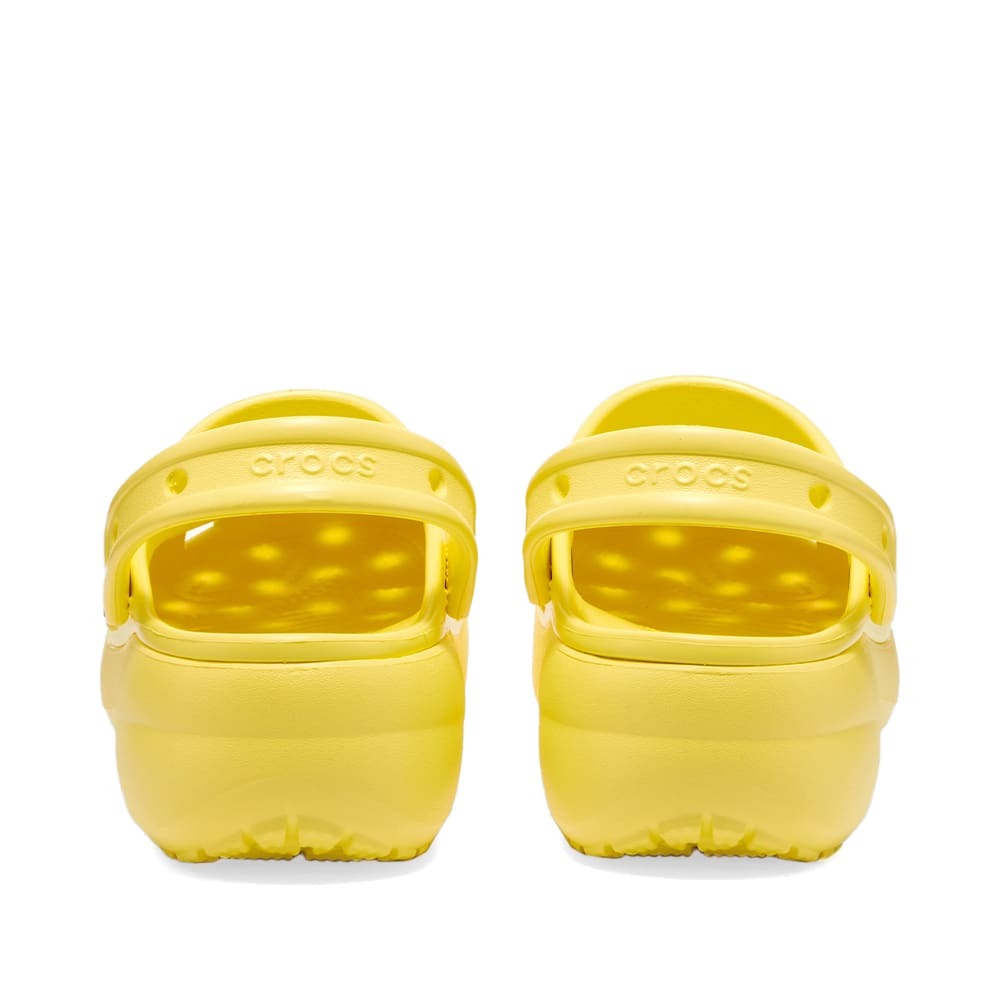 Crocs Women's Classic Platform Clog W in Banana Crocs