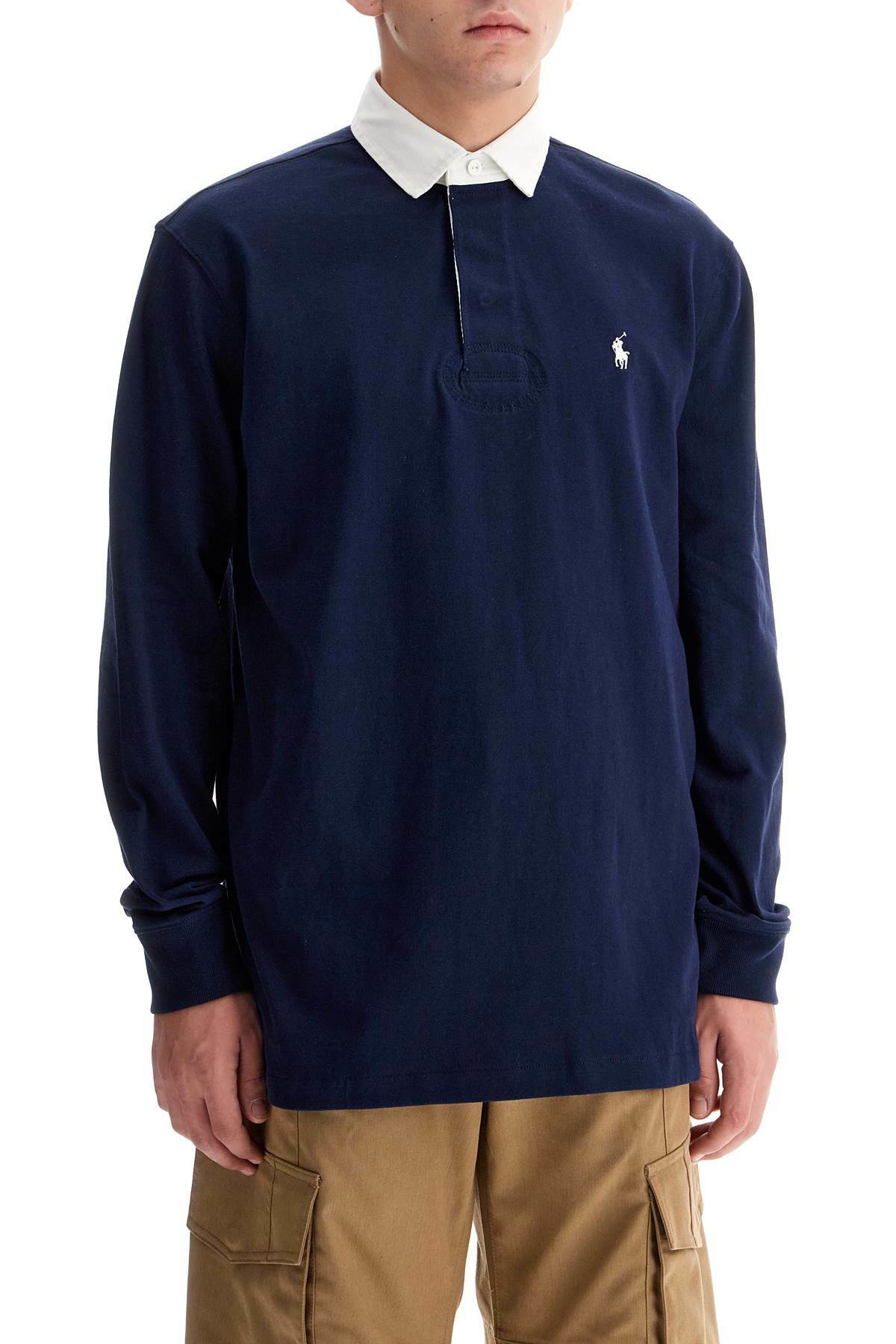 POLO RALPH LAUREN long-sleeved polo shirt Blue Polo Ralph Lauren