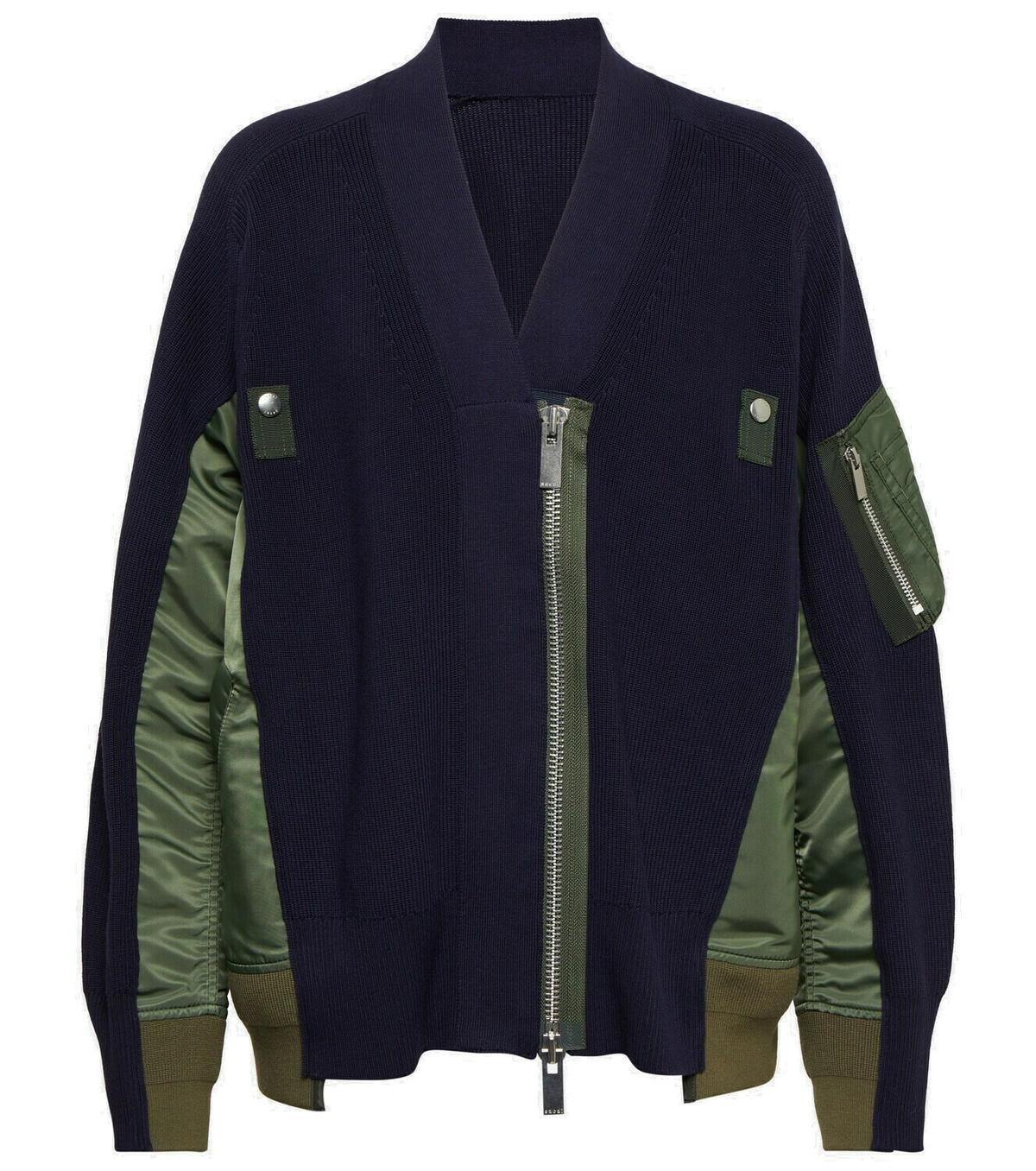 Sacai - Cotton-blend cardigan Sacai