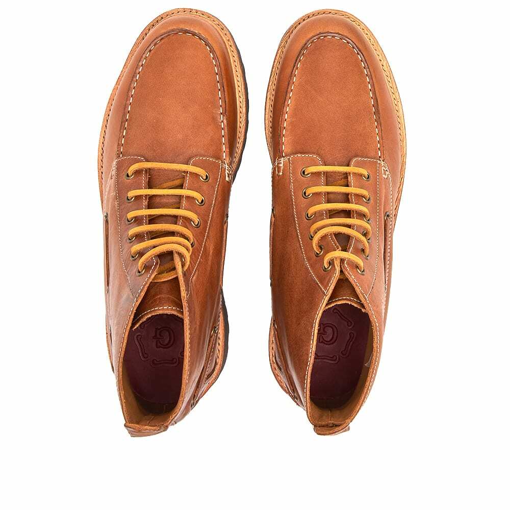 Grenson Men's Easton Moc Toe Boot in Natural Heritage Calf Grenson