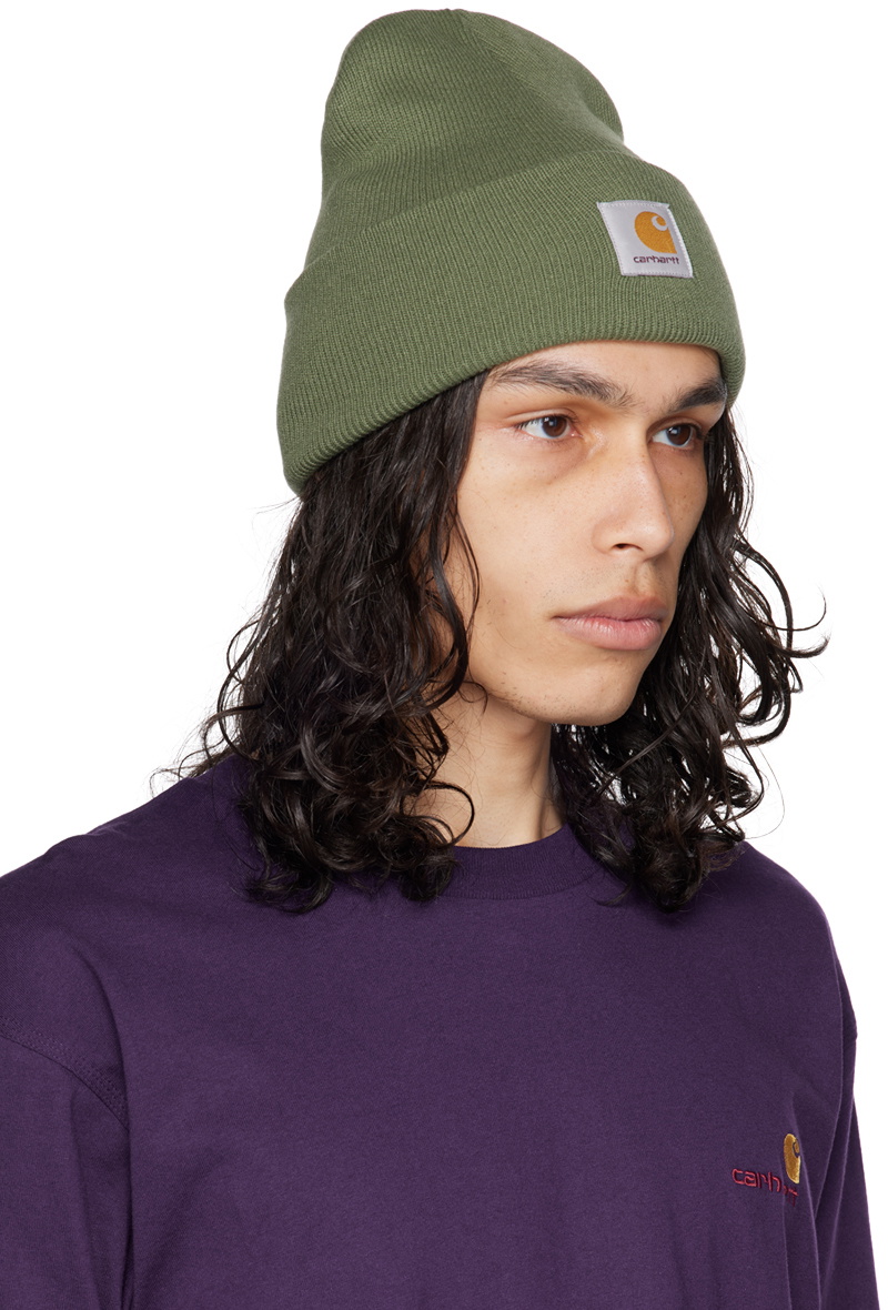 Carhartt Work In Progress Green Watch Beanie Carhartt WIP