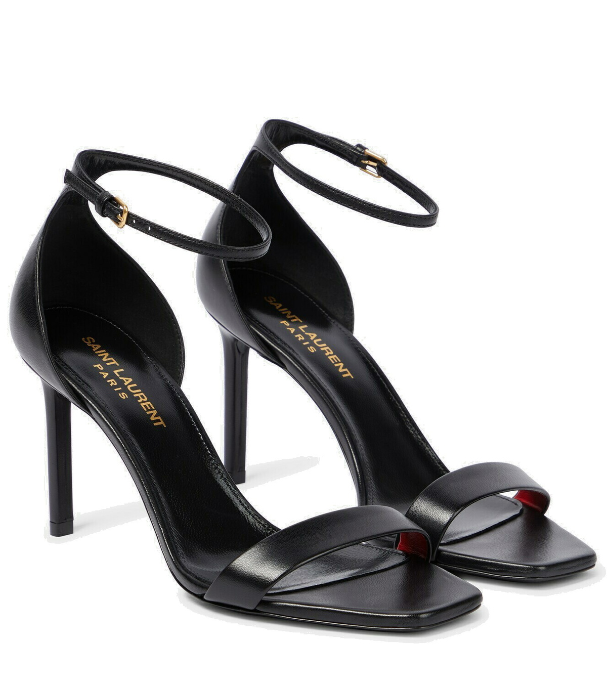 Saint Laurent - Amber 85 leather sandals Saint Laurent