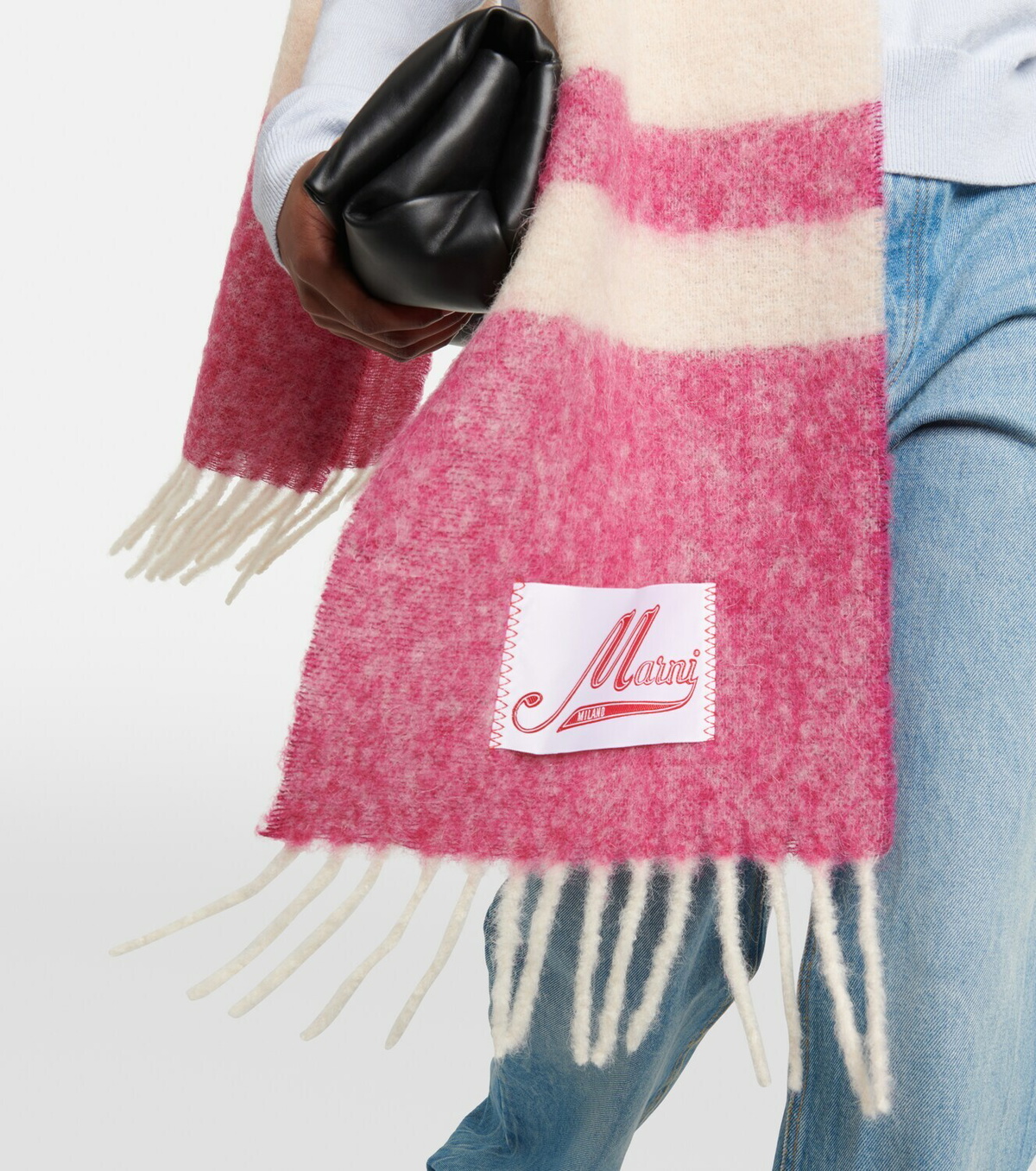 Marni Alpaca, mohair and wool blend scarf Marni