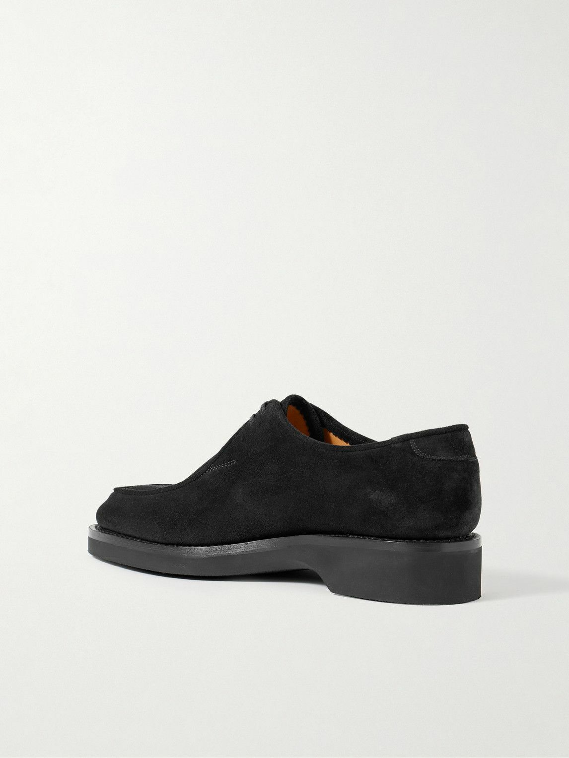 John Lobb - Ted Suede Derby Shoes - Black John Lobb
