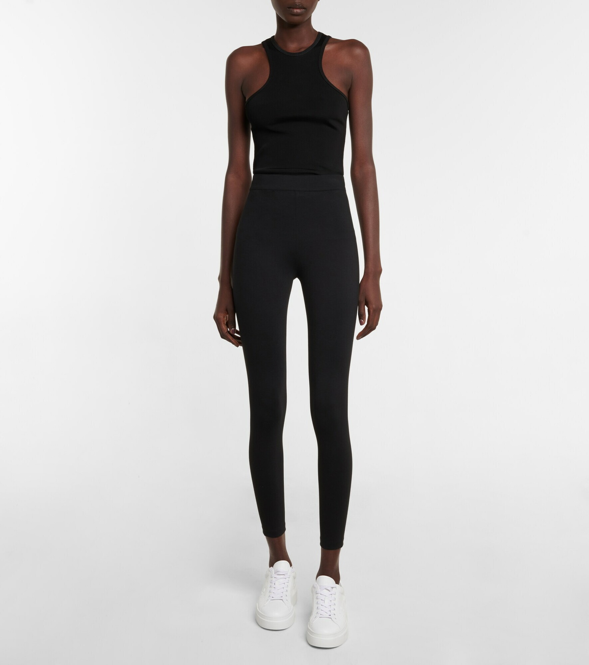 Vince - High-rise stretch-jersey leggings Vince