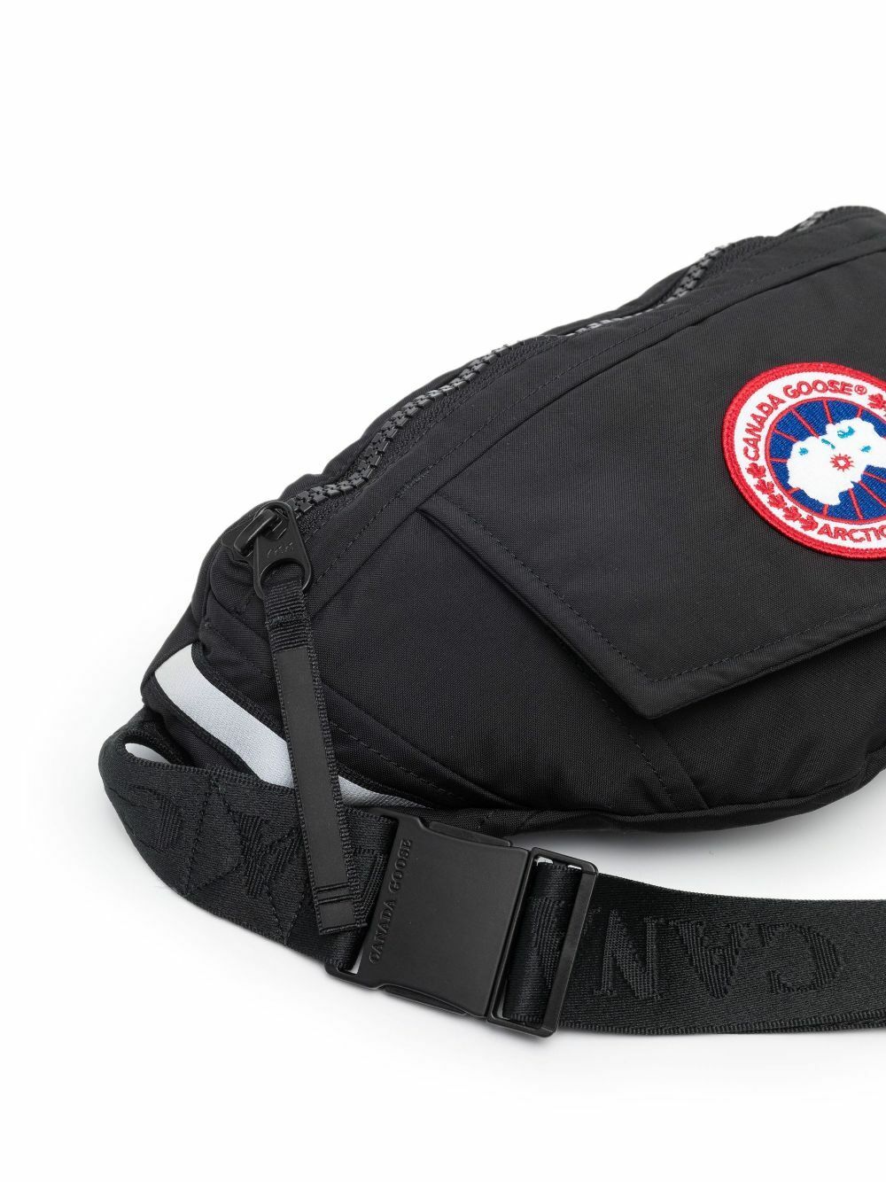 Canada Goose Black Logo Patch Belt Bag Canada Goose