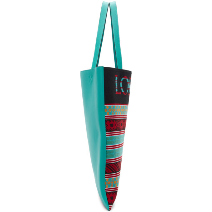 Loewe Multicolor Knit Vertical Tote Loewe