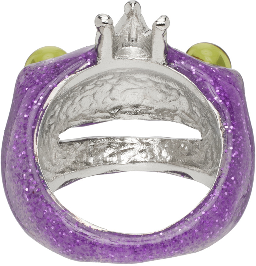 Collina Strada Purple Frog Prince Ring Collina Strada
