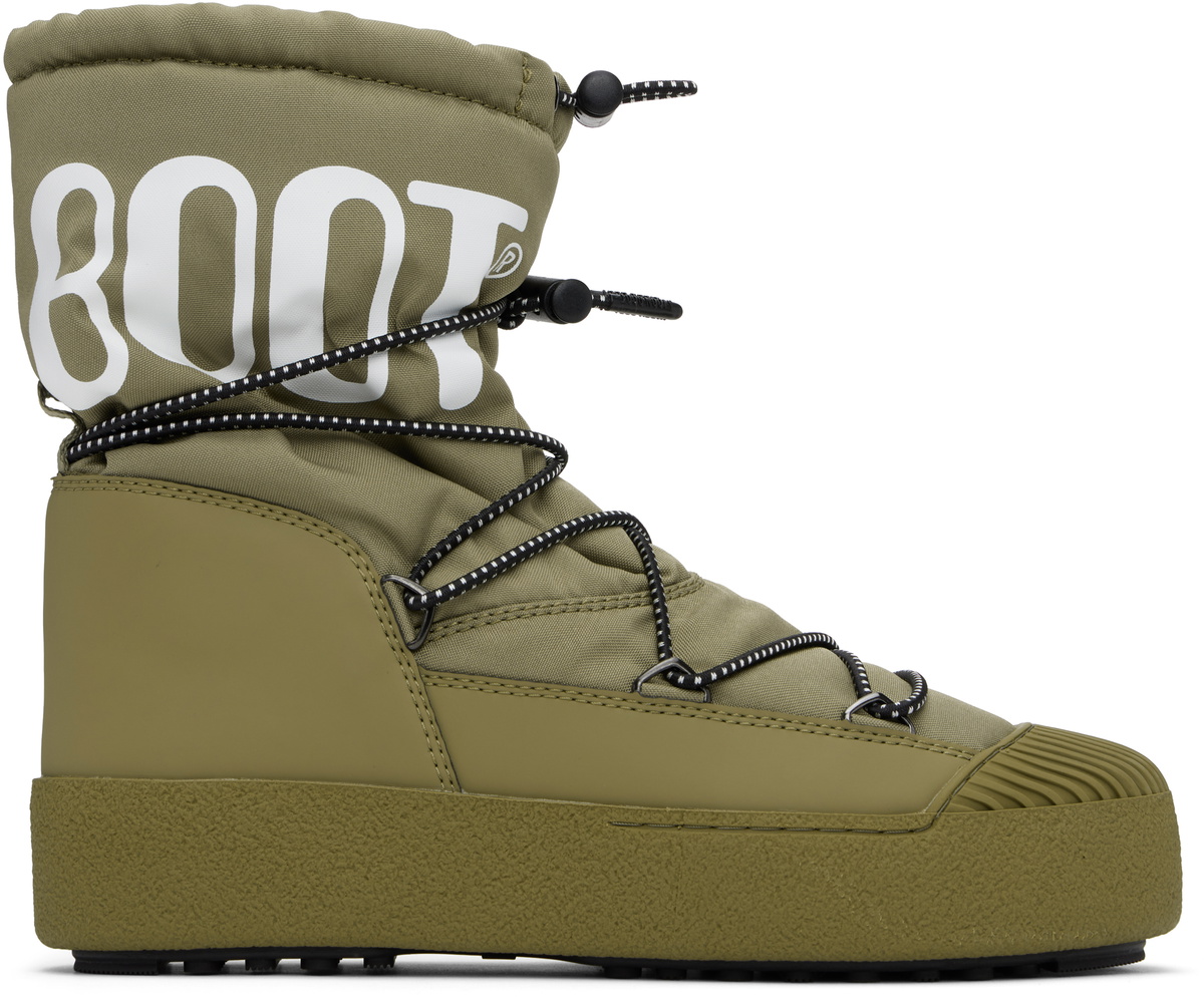 Moon Boot Khaki MTrack Polar Nylon Boots Moon Boot