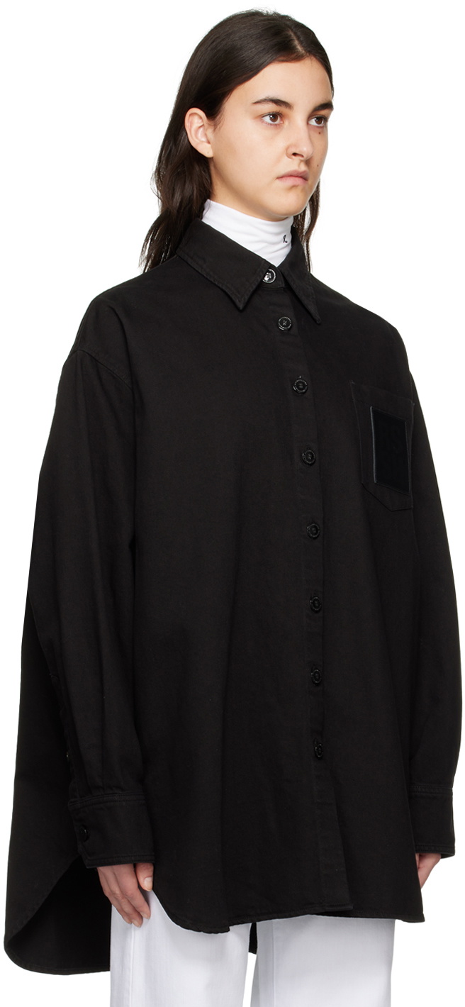 Raf Simons Black Oversized Shirt Raf Simons