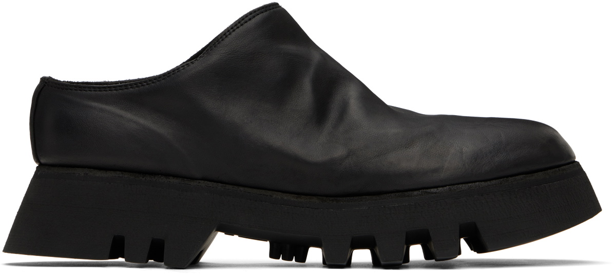 Guidi Black ZO01V Slip-on Loafers Guidi
