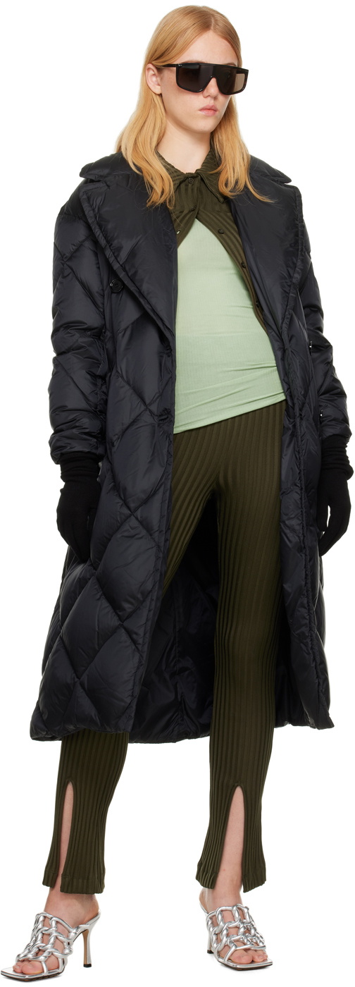 Max Mara Black Trecoat Down Coat Max Mara