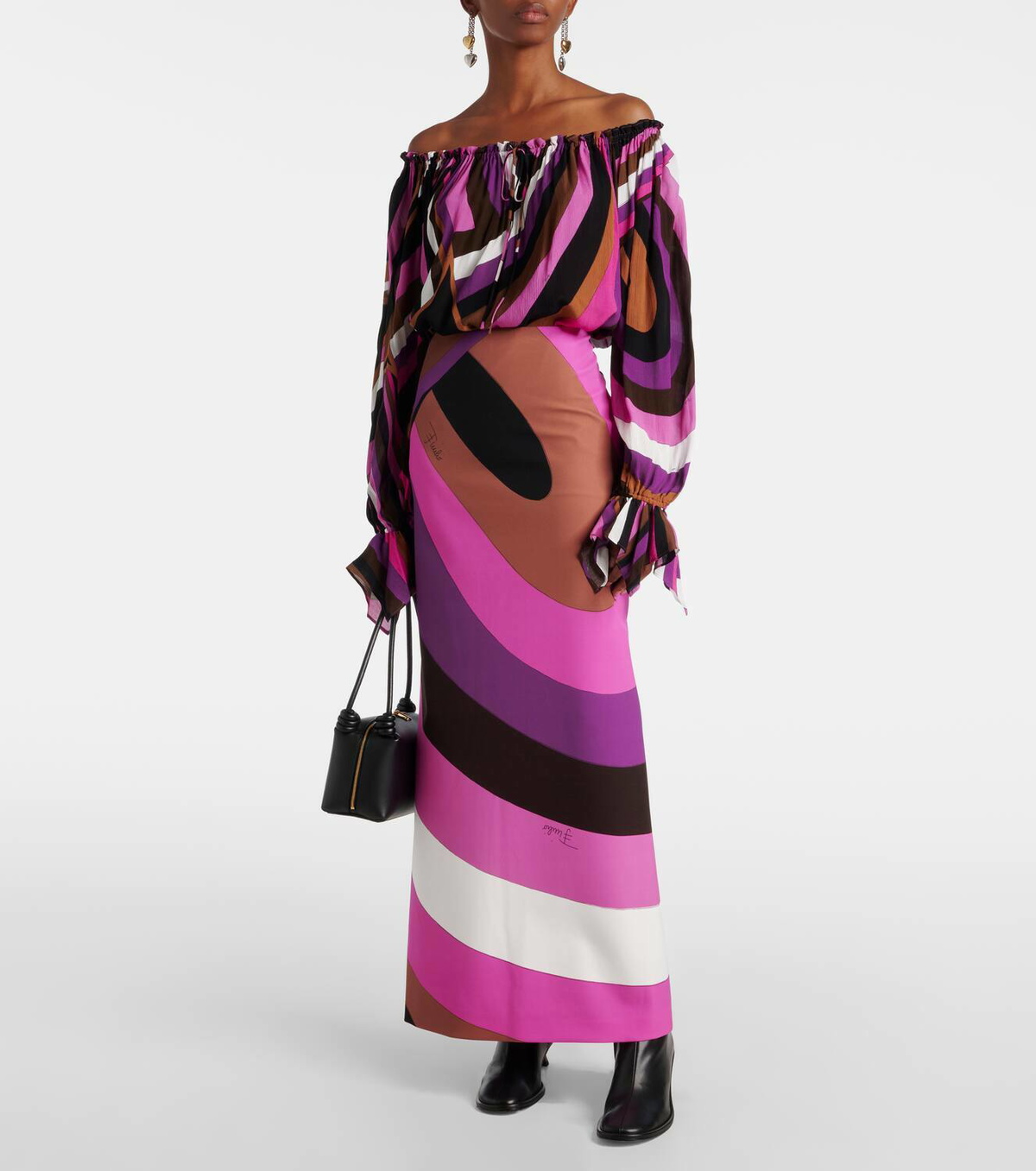 Pucci Iride printed maxi skirt Emilio Pucci