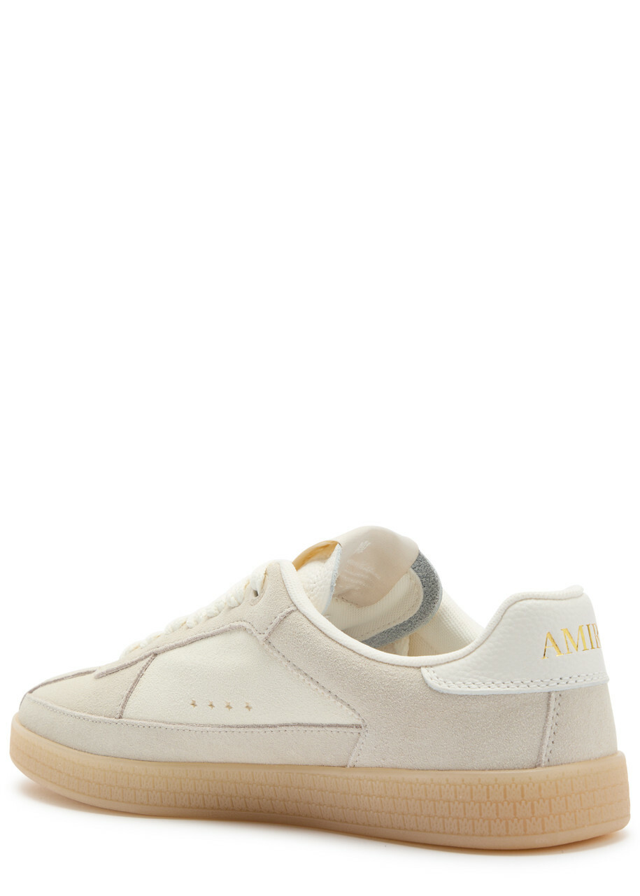 Amiri Pacific Panelled Suede Sneakers Beige Amiri