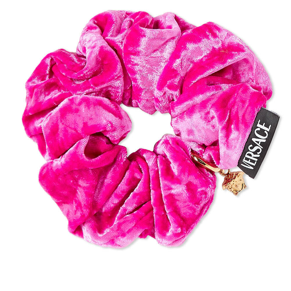 Versace Women's Medusa Logo Scrunchie in Pink Versace