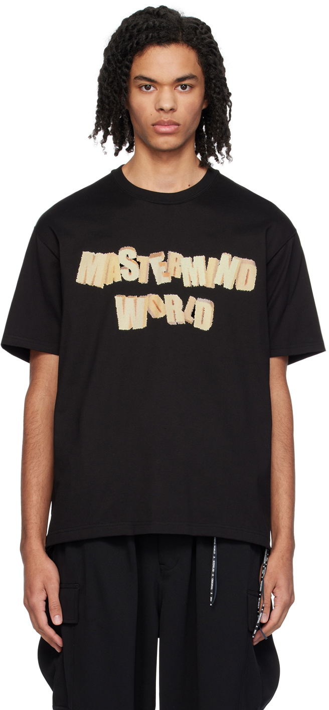 MASTERMIND WORLD Black Inkjet T-Shirt MASTERMIND WORLD