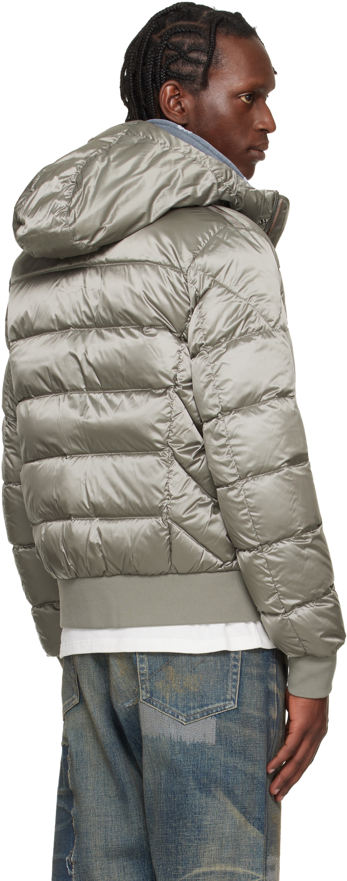 Parajumpers Green Pharrell Hooded Down Jacket Parajumpers