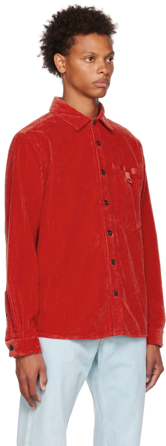 Stone Island Red Patch Pocket Shirt Stone Island