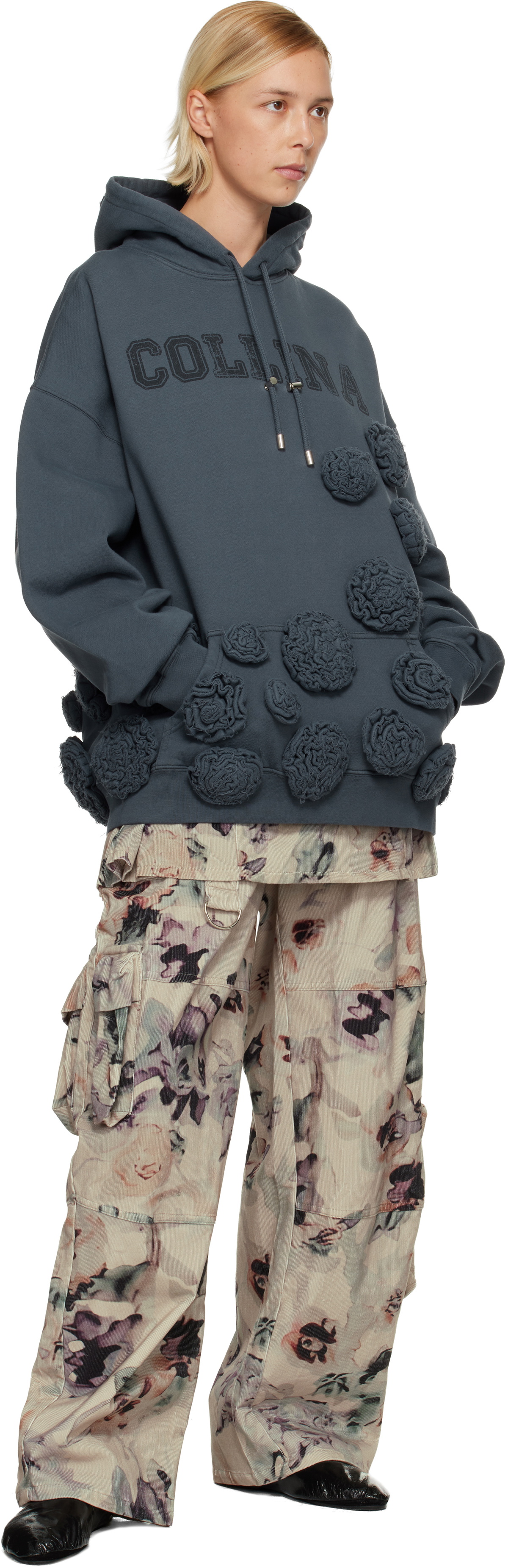 Collina Strada Beige Lawn Skirt Cargo Pants Collina Strada